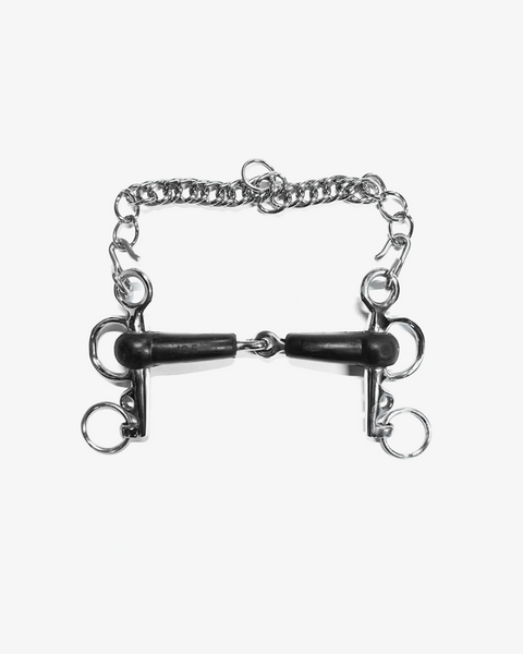 Rubber Jointed Tom Thumb Pelham Bit – Al Sakb Equestrian